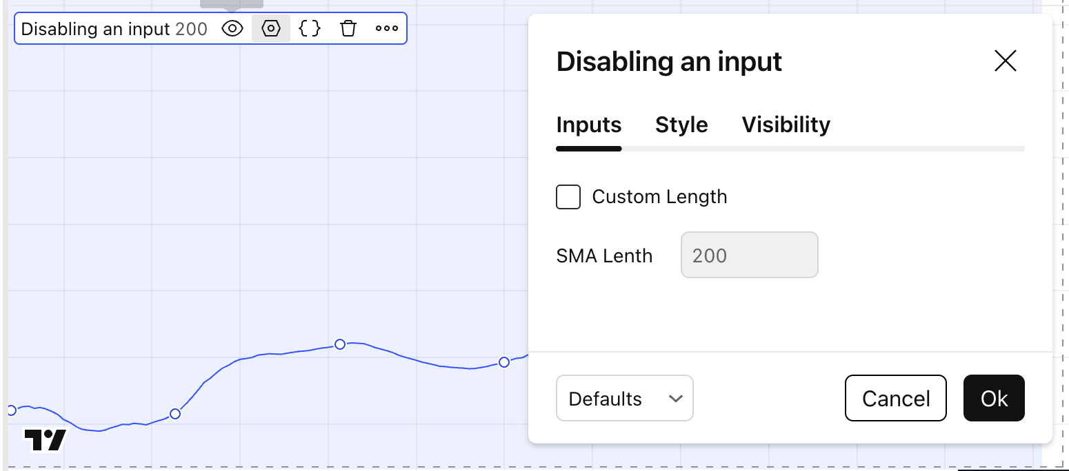 How to Enable or Disable Inputs in Pine Script v6 (Conditional Inputs ...