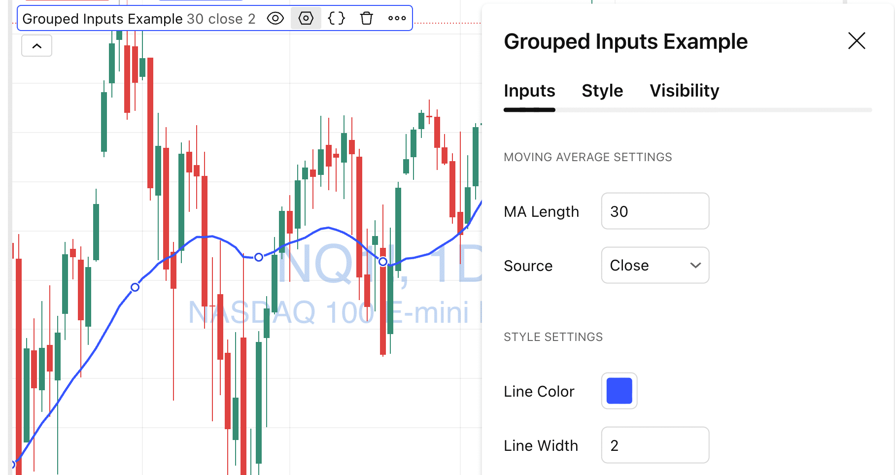 How to Group Inputs in Pine Script (v6) - Quant Nomad
